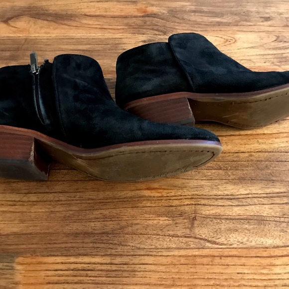 Sam Edelman | Shoes | Sam Edelman Petty Black Suede Chelsea Boots ...